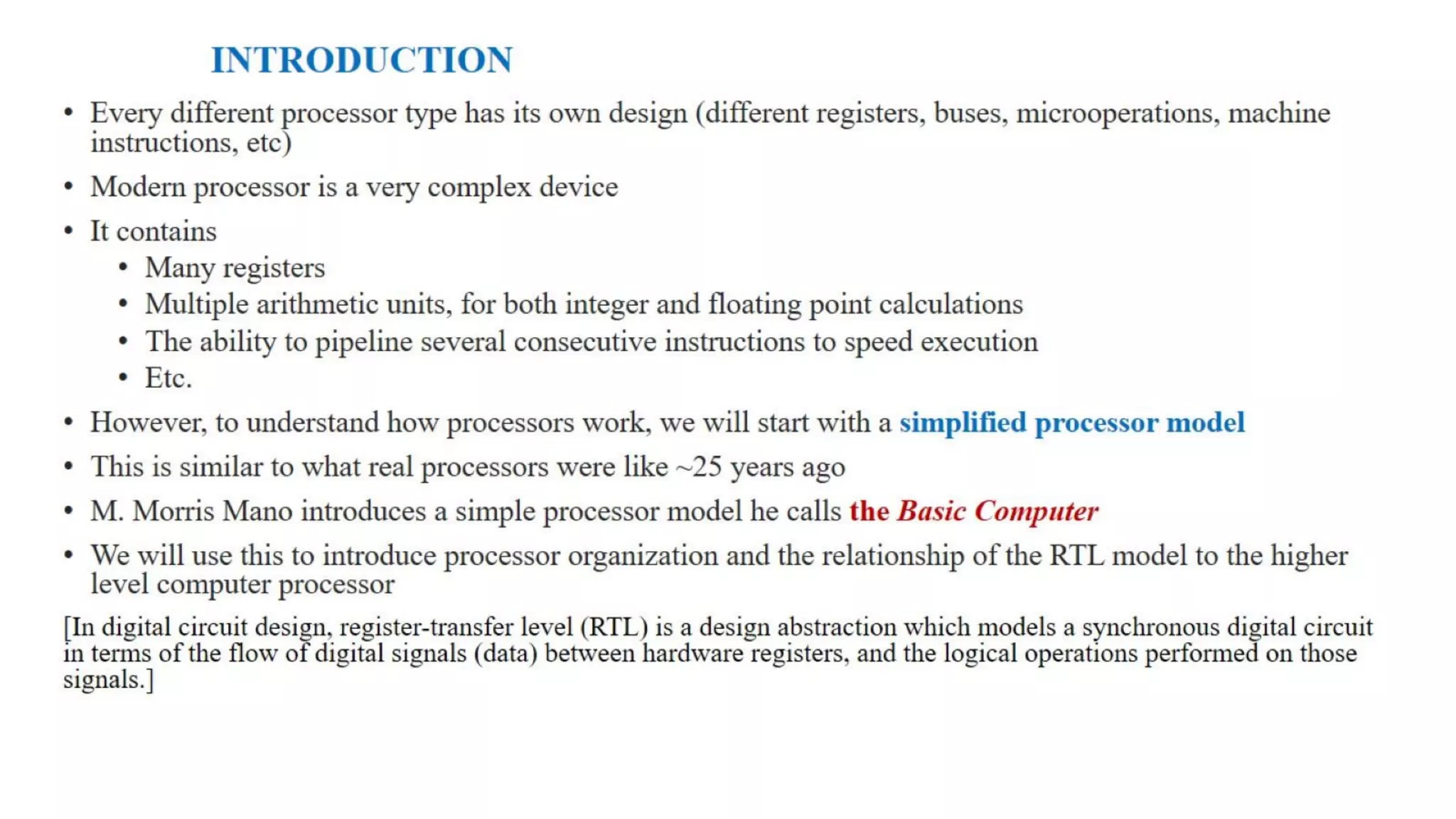 Basic computer architecture | PPT | Free Download
