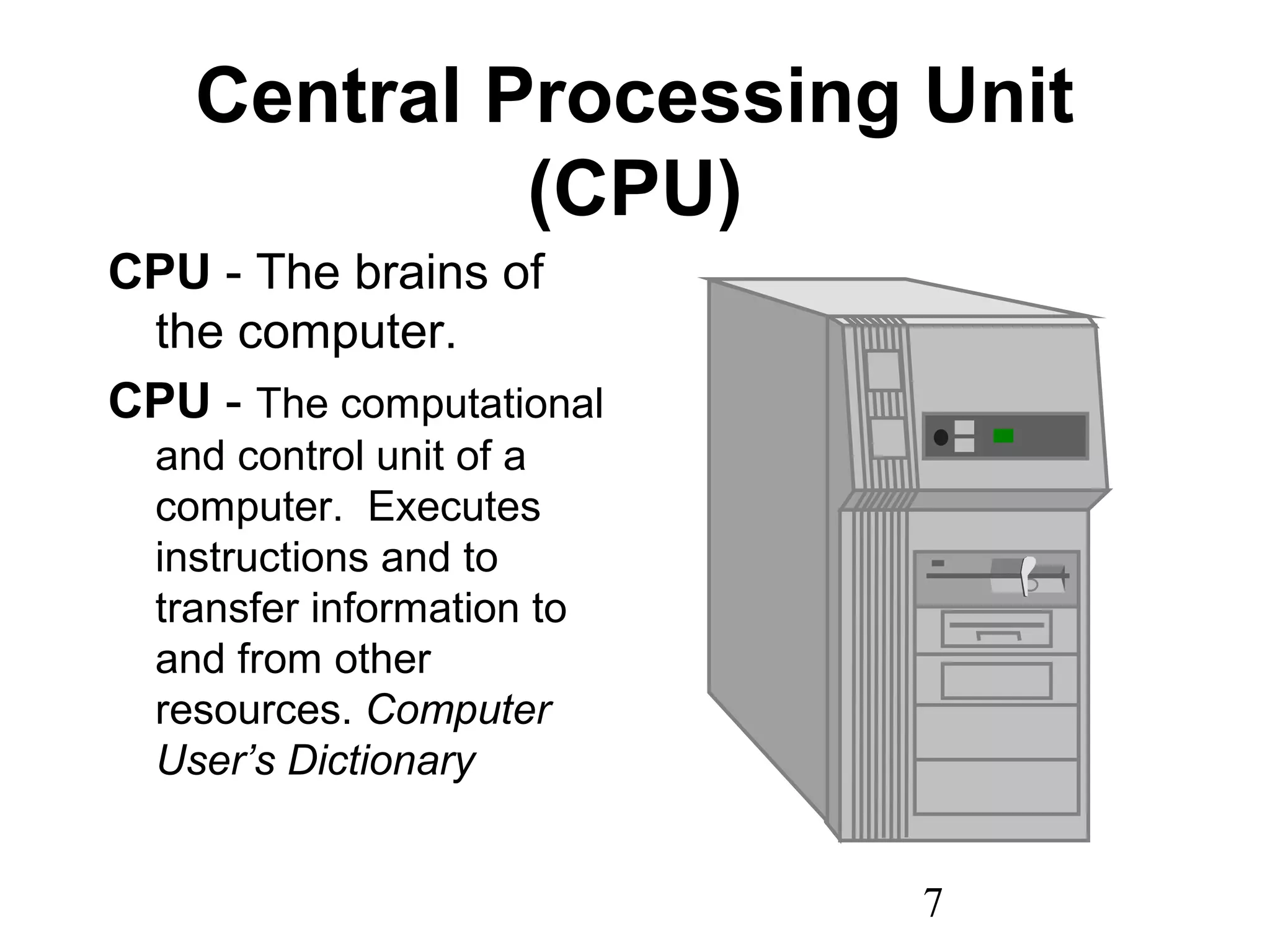 Basic Computer Class 1 Ppt