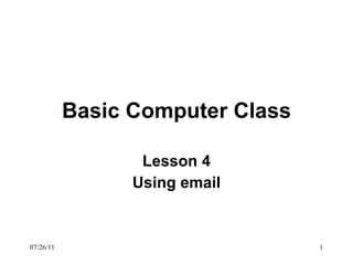 Basic computer class_4 | PPT