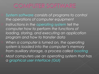 Basic computer concepts | PPT | Operating Systems | Computer Software ...