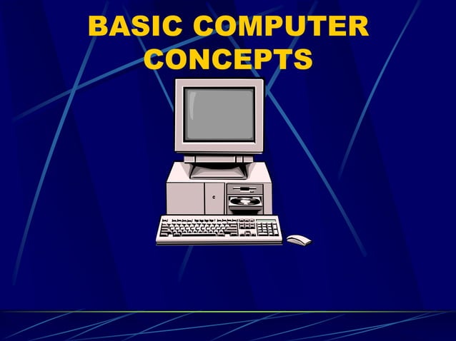 Basic computer concepts | PPTX
