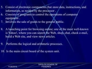 Basic computer concepts | PPTX