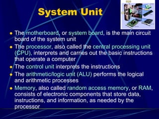 Basic computer concepts | PPTX