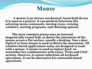 BASIC COMPUTER CONCEPTS.pptx | Computer Peripherals | Computing