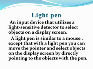 BASIC COMPUTER CONCEPTS.pptx | Computer Peripherals | Computing