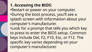 BASIC COMPUTER CONFIGURATION SET UP - FINAL.pptx