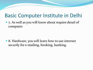 Basic computer course | PPT