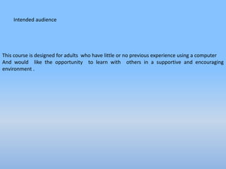 Basic computer course | PPTX