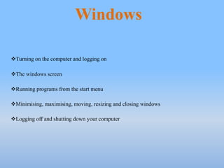 Basic computer course | PPTX