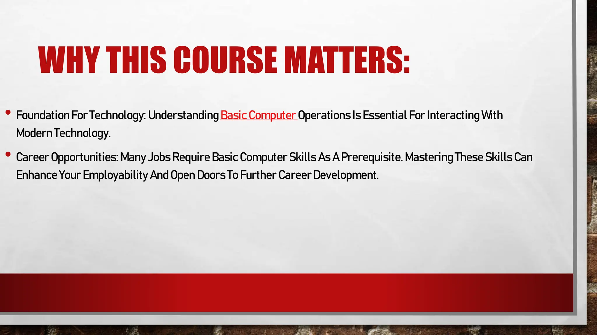 Basic Computer Course in Khanna for students | PPT