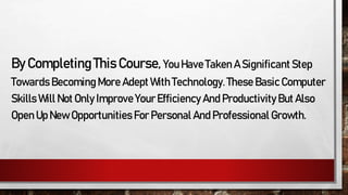 Basic Computer Course in Khanna for students | PPT