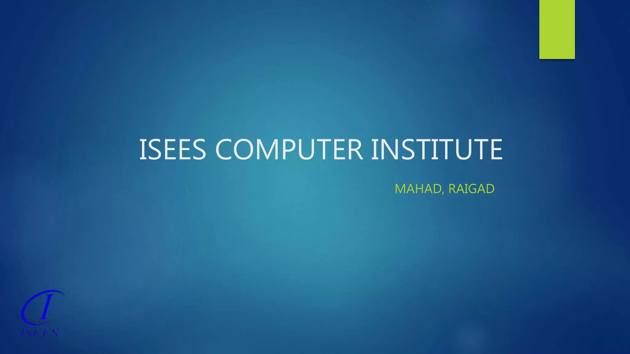 Basic Computer Course Mahad | PPT | Free Download