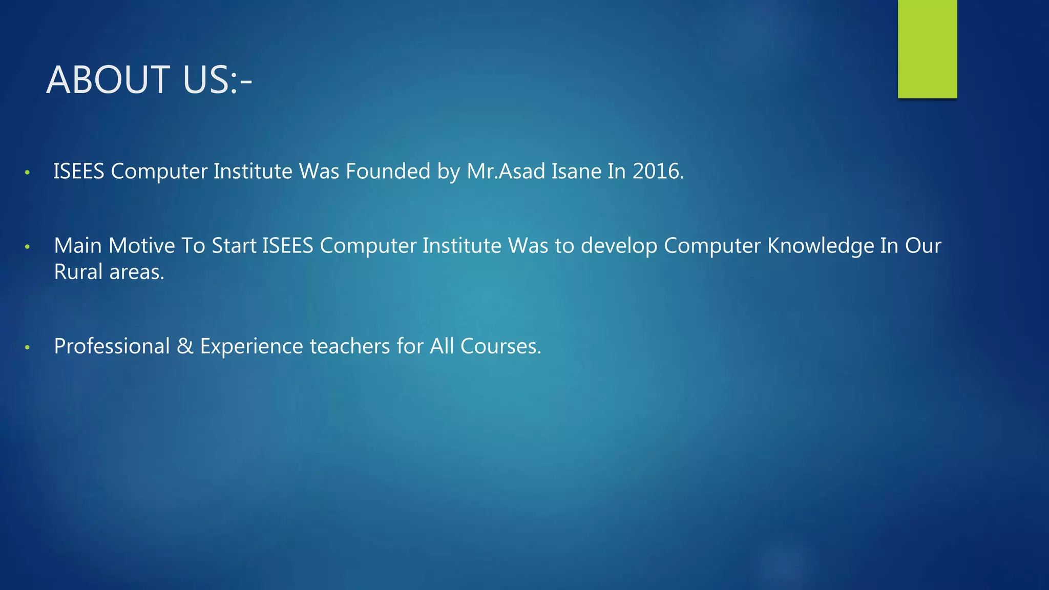 Basic Computer Course Mahad | PPT