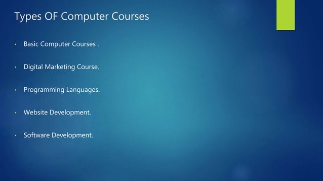 Basic Computer Course Mahad | PPT