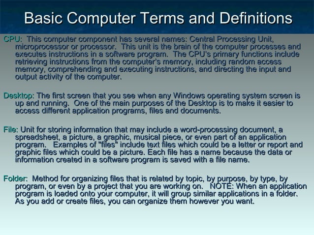 Basic computer for_b_ed | PPT
