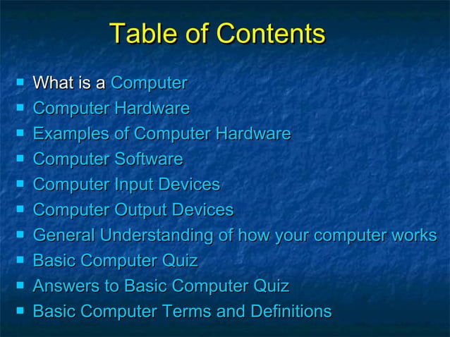 Basic computer | PPT