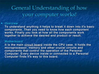 Basic computer for_b_ed | PPT