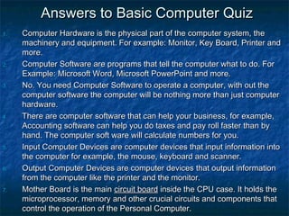 Basic computer for_b_ed | PPT