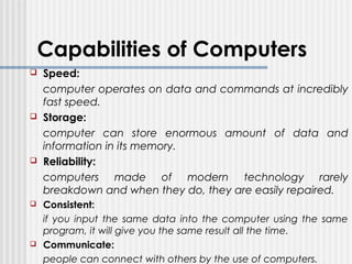 Basic computer fundamentals | PPT