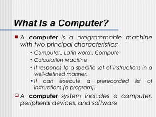 Basic computer fundamentals | PPT