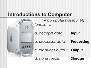 Basic computer fundamentals | PPT
