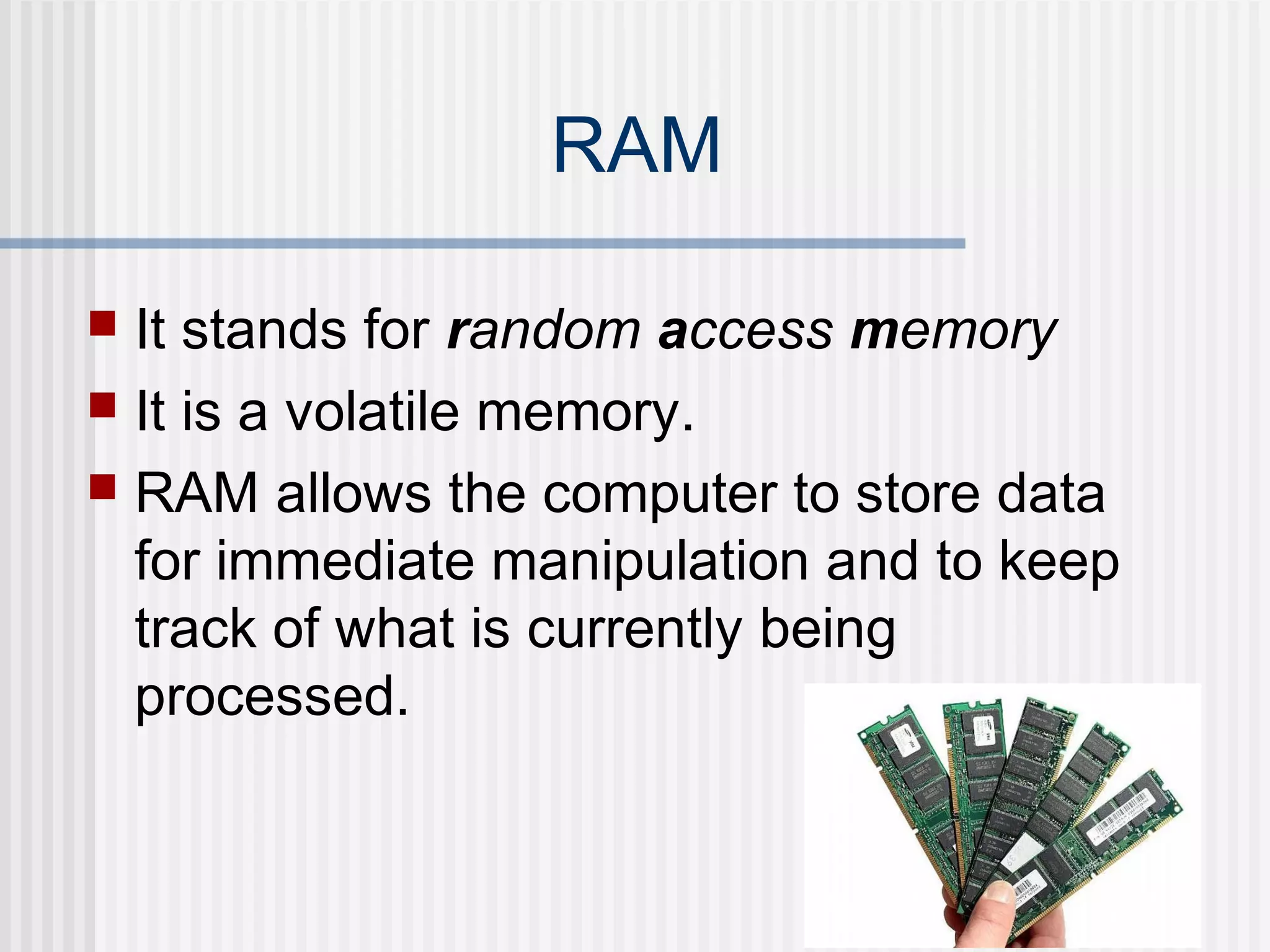 Basic computer fundamentals | PPT | Computing | Technology & Computing