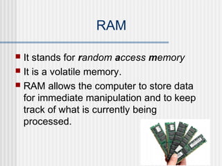 Basic computer fundamentals | PPT | Computing | Technology & Computing