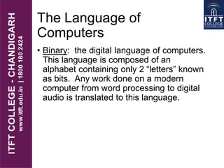 Basic computer fundamentals_itft college chandigarh,india | PPT