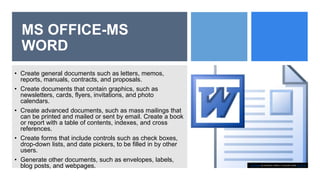 Basic computer fundamentals _MS Office | PPTX