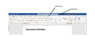 Basic computer fundamentals_Microsoft Word | PPTX | Desktop Publishing ...