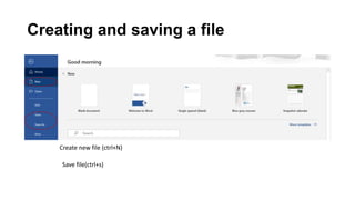 Basic computer fundamentals_Microsoft Word | PPTX | Desktop Publishing ...