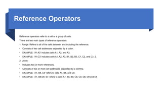 Basic computer fundamentals_ Microsoft Excel | PPTX | Computing | Technology & Computing