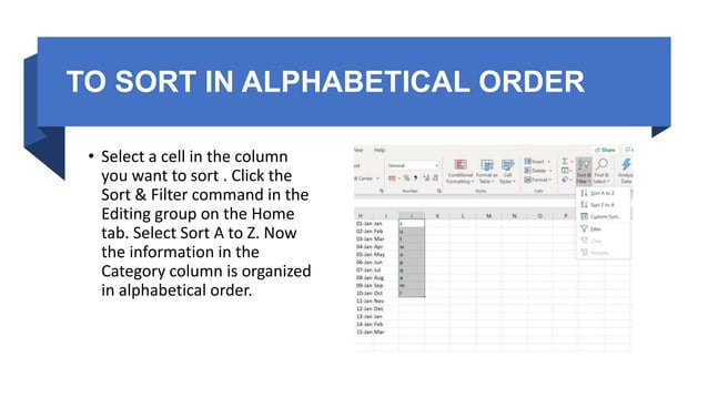 Basic computer fundamentals_ Microsoft Excel | PPTX | Computing ...