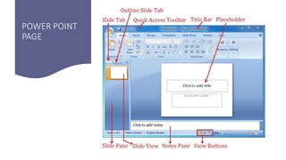 Basic computer fundamentals_MS Power Point | PPTX
