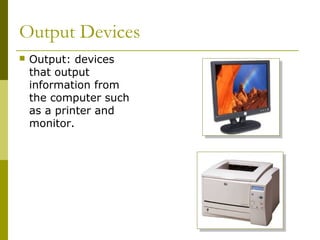 Basic computer hardware and software | PPT