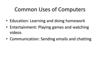 Basic_Computer_Knowledge_for_Kids pptttt | PPT