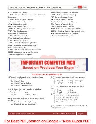 Basic computer notes pdf in english