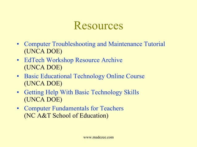 Basic Computer Operation And Troubleshooting | PPT | Operating Systems | Computer Software and ...