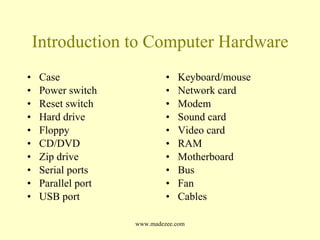 Basic Computer Operation And Troubleshooting | PPT