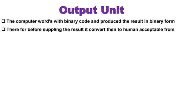 Basic computer organization | PPTX | Data Storage and Warehousing | Computing
