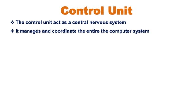 Basic computer organization | PPTX | Data Storage and Warehousing ...