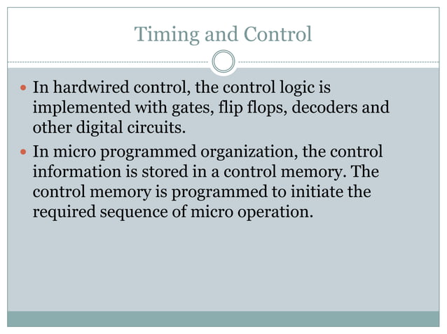 Basic Computer Organization and Design | PPTX | Operating Systems ...