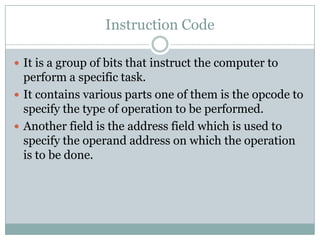 Basic Computer Organization and Design | PPTX