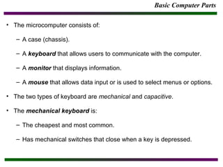 Basic computerparts | PPT