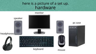 BASIC COMPUTER PARTS the parts of the computer the | PPTX