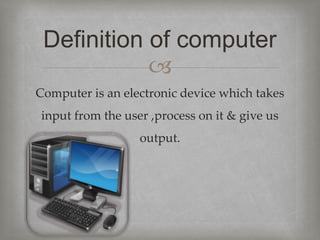 Basic computer ppt | PPT