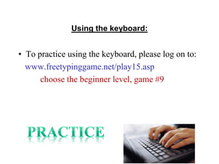 Basic Computer Training | PPTX