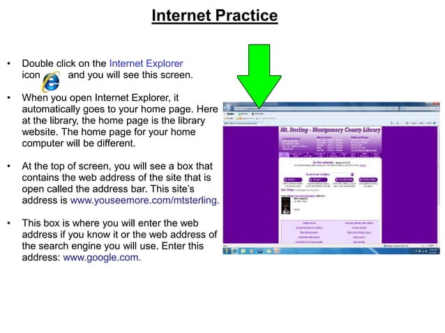Basic Computer Training | PPTX | Internet for Beginners | Internet