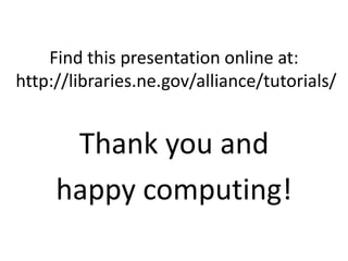 Basic computer skills | PPTX