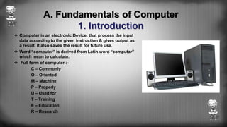 Basic computer skills of BSc IT | PPTX